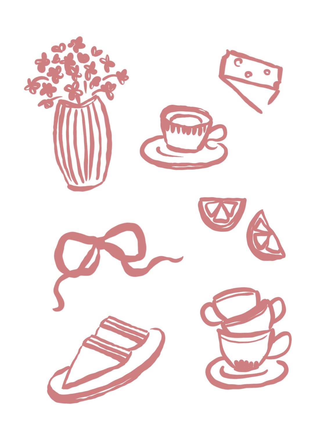 Afternoon Tea, Tea Time Clipart Bundle, Tea Party Clipart, Tea Clipart ...