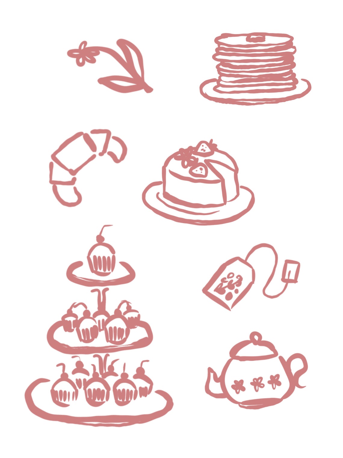Afternoon Tea, Tea Time Clipart Bundle, Tea Party Clipart, Tea Clipart ...