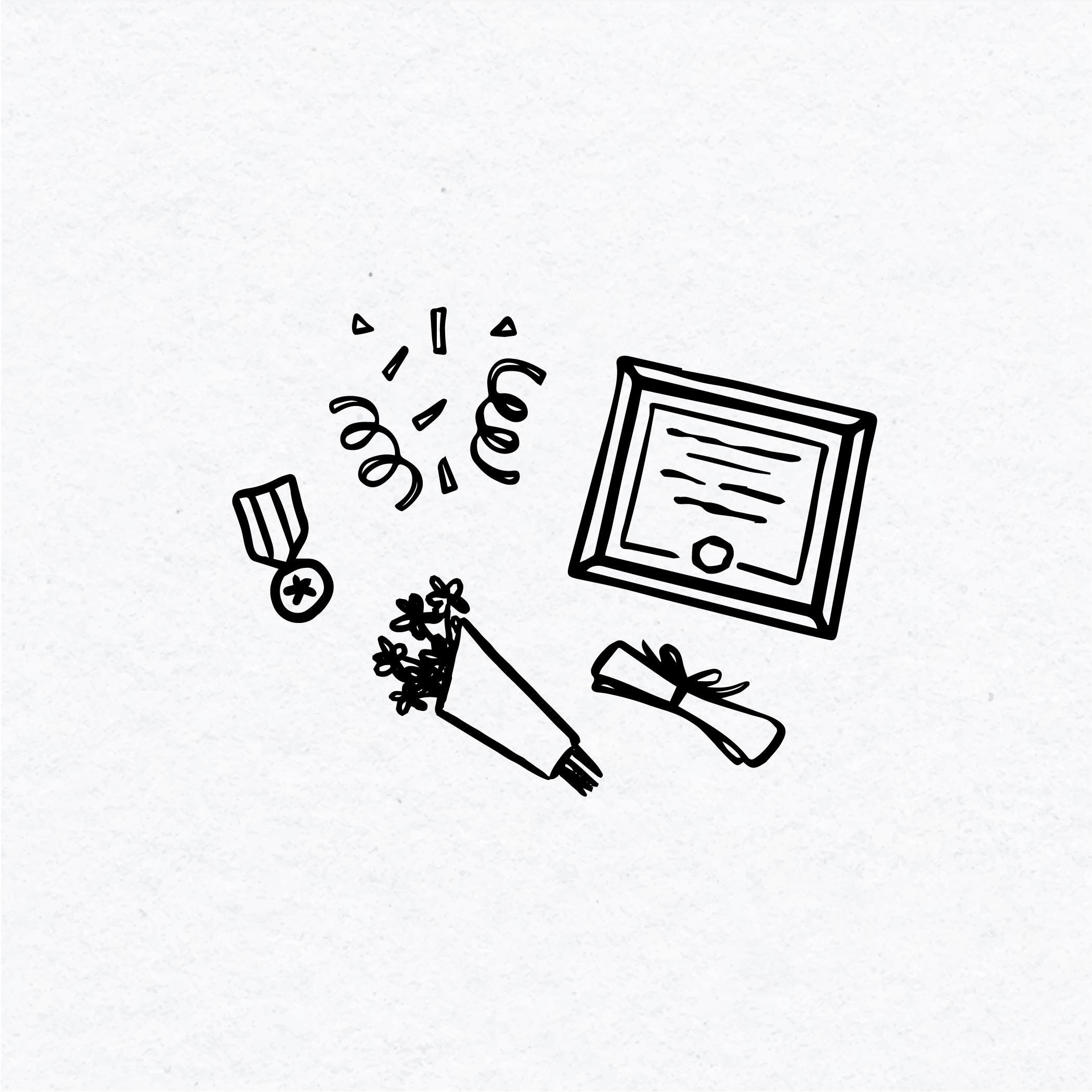 Graduation Digital Download - Graduation Line Art Svg - Line Art ...