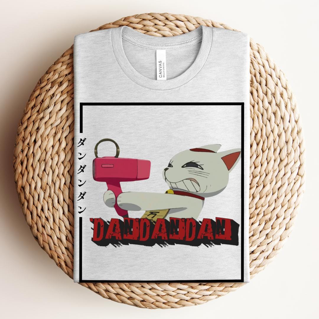Dandadan Cat Anime Cute Funny Manga T-shirt, Turbo Granny Unisex Tee ...