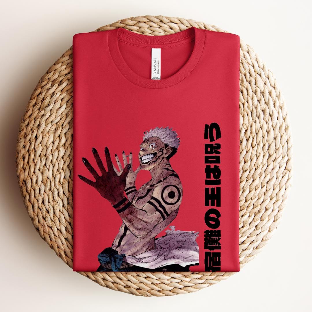 Riomen Sukuna Shirt, Jujutsu Kaisen Shirt, Anime Graphic Tees, Anime ...