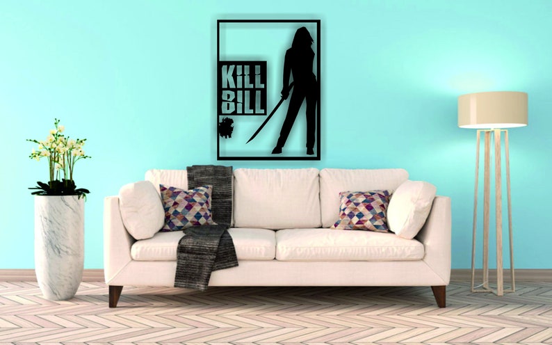 Arthursmetalworld ,metal Wall Decor,kill Bill,quentin Tarantino,movie ...