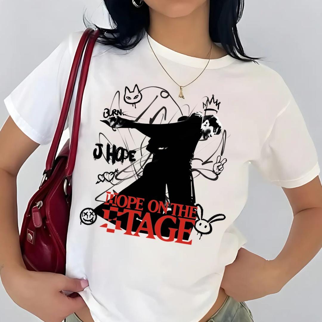 J-hope T-shirt Army Gift, J-hope Tour Hope on the Stage Tour T-shirt ...