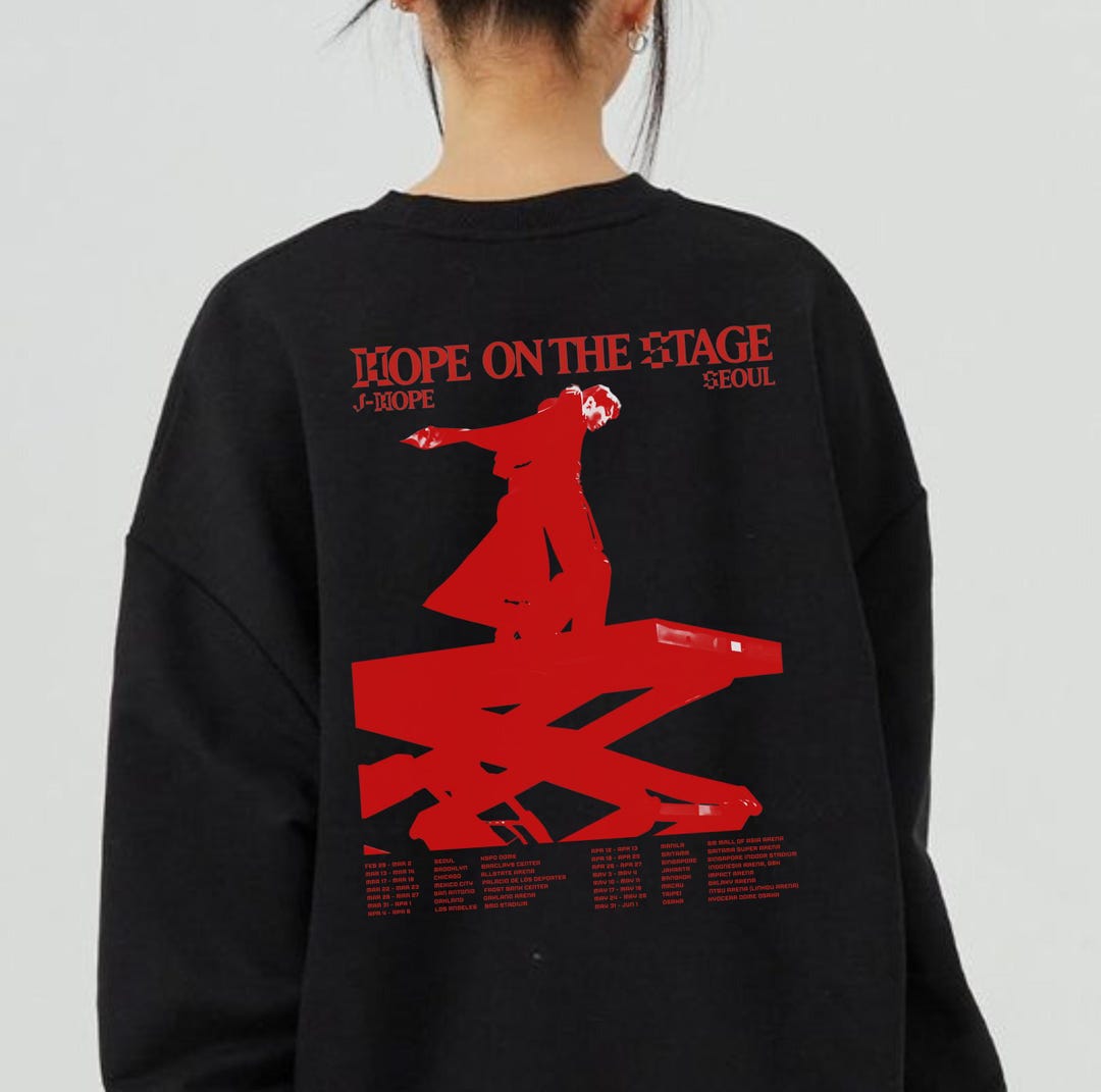 J-hope Hope on the Stage Tour Sweatshirt, BTS Hobi, J Hope, BTS Army ...