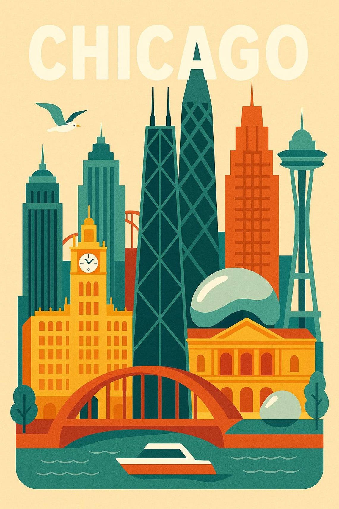 Iconic Cities & Landmarks Digital Graphics - Etsy