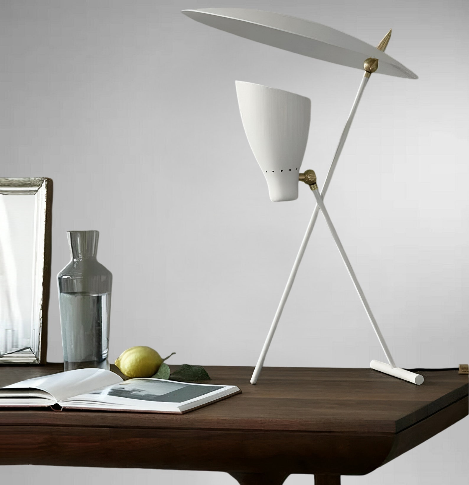 Stilnovo Style 1950s Modern Italian Mid Century Sputnik Study Desk Lamp ...