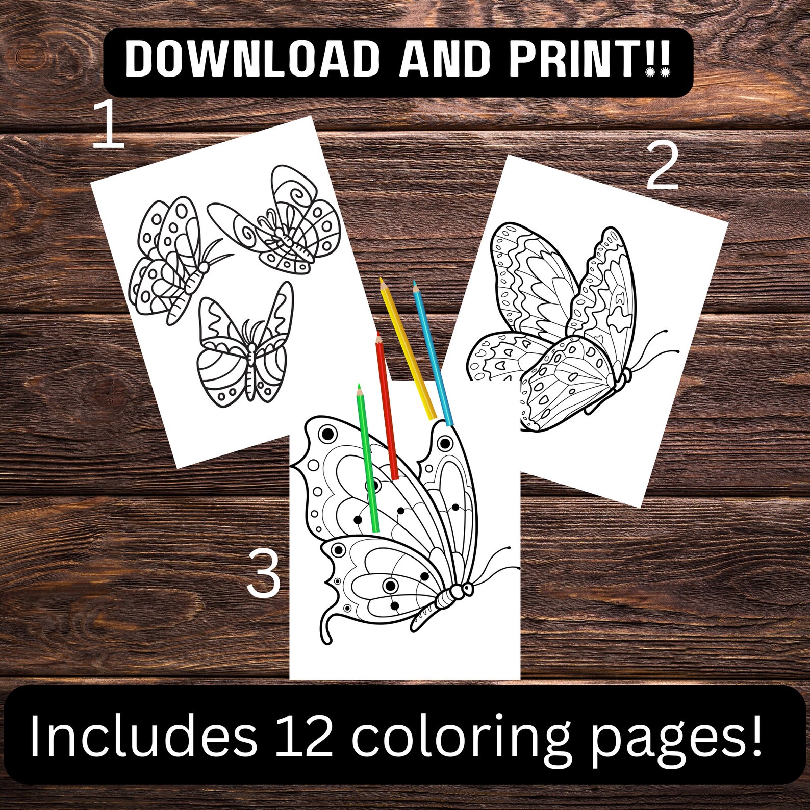 Butterfly Coloring Pages, Printable Coloring Pages, Printable Kids ...