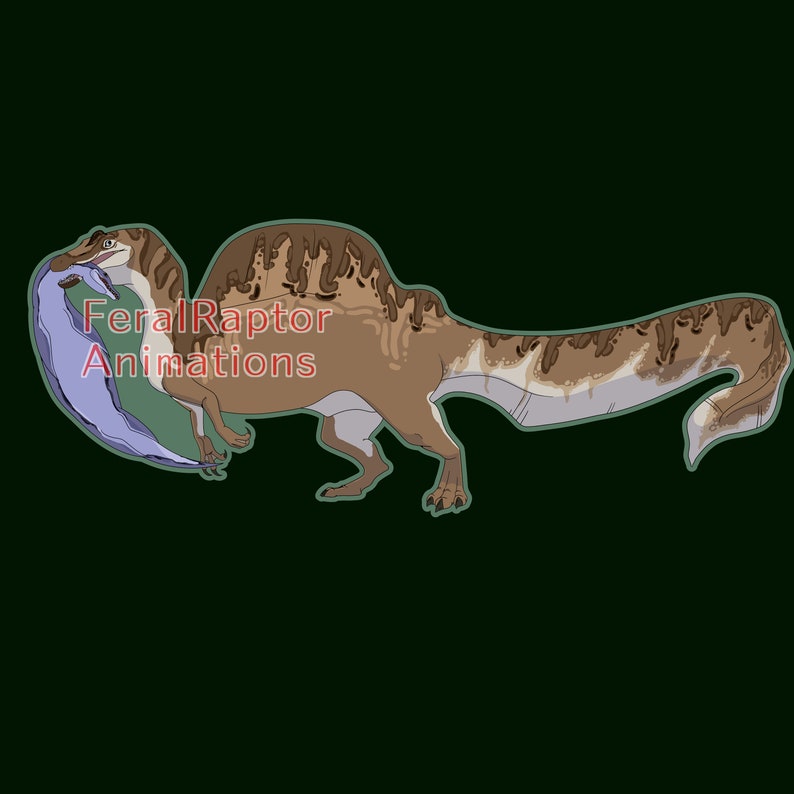 Spinosaurus Sticker - Etsy
