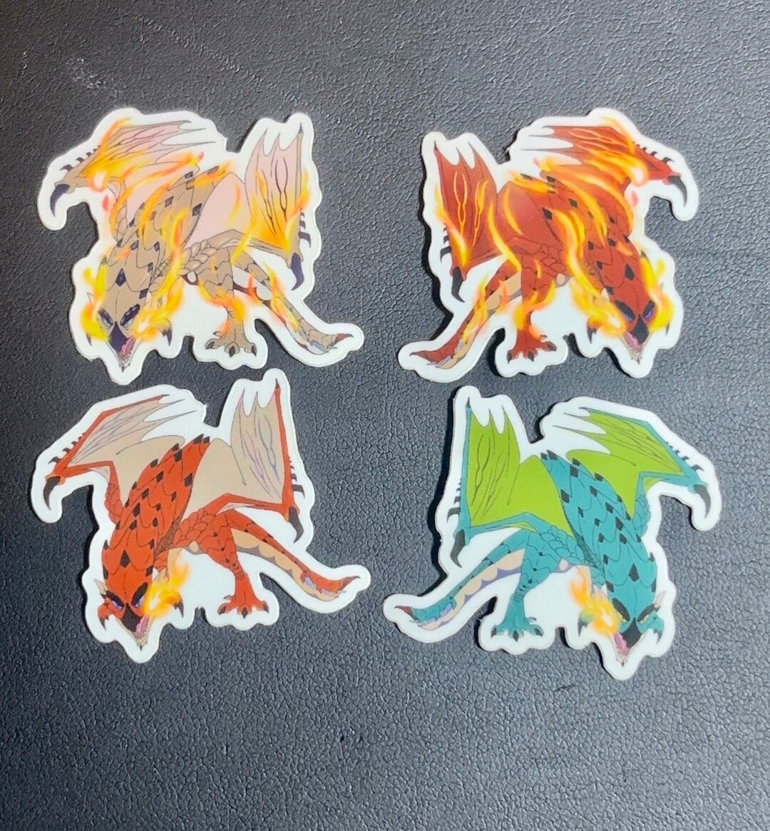 Monster Hunter | Rathalos Stickers - Etsy