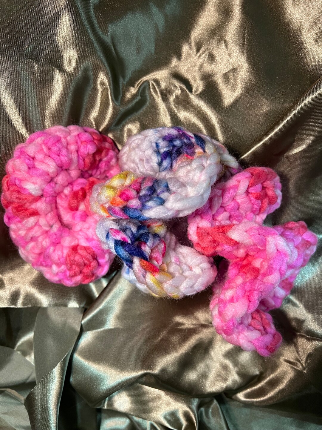 Chunky Crochet Scrunchie - Etsy
