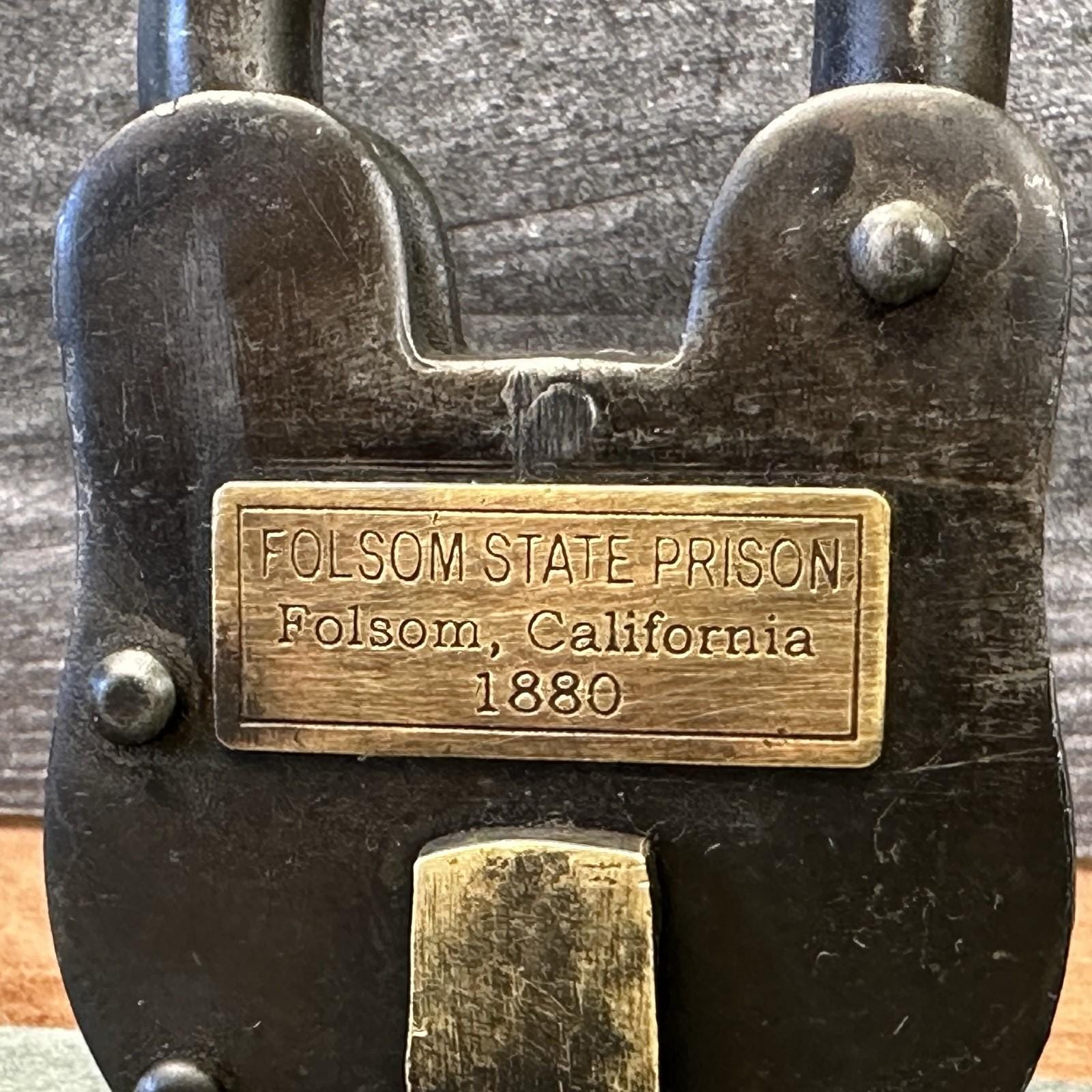 Folsom State Prison 1880 Cast Iron Prison Lock With Keys Antique ...