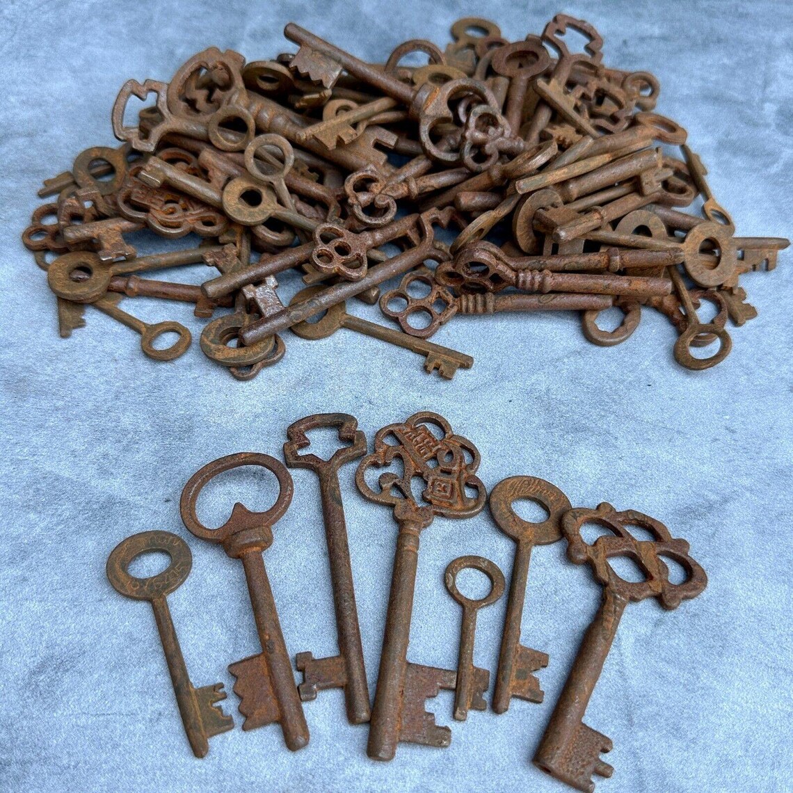 Antique Vintage Style 19th Century Cast Iron Keys Lot of 100 - Etsy