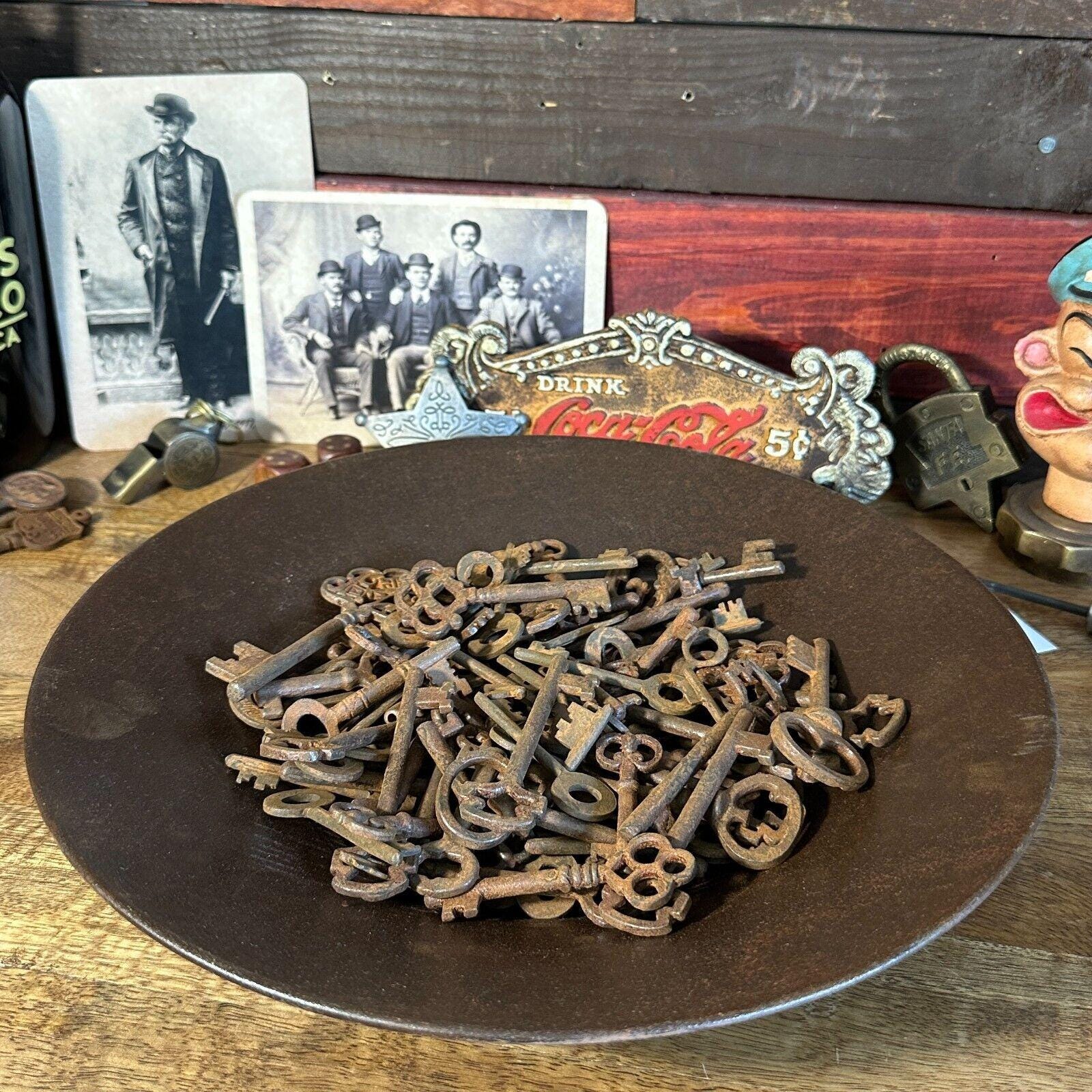 Antique Vintage Style 19th Century Cast Iron Keys Lot of 100 - Etsy