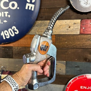 Gulf Oil Gas Pump Nozzle Wall Decor With Vintage Inspired Design - Etsy