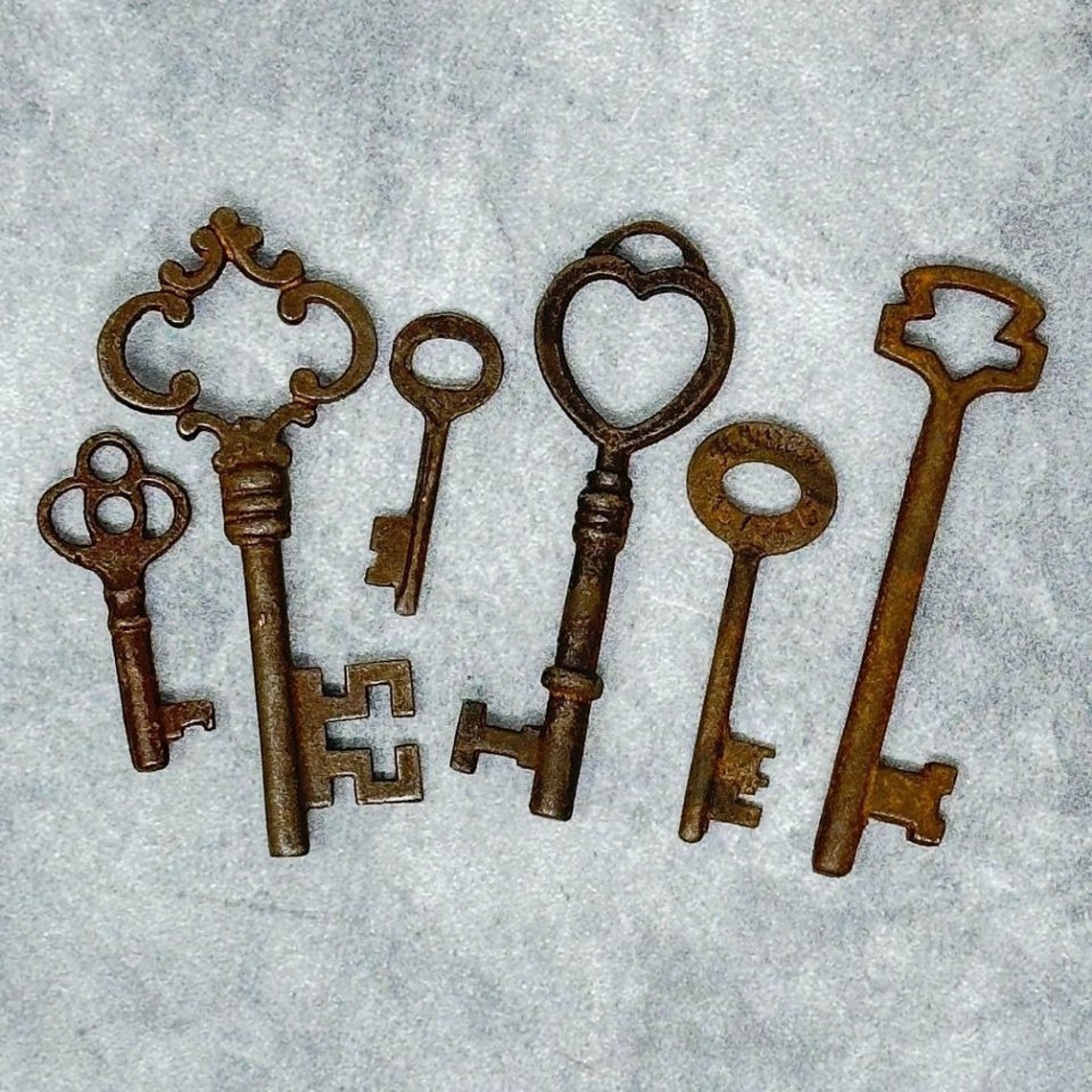 Antique Vintage Style 19th Century Iron Keys Assorted Lot of 25 - Etsy ...