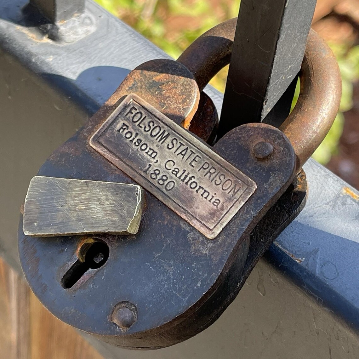 Folsom State Prison 1880 Cast Iron Prison Lock With Keys Antique ...