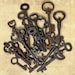 Antique Vintage Style 19th Century Iron Keys Assorted Lot of 25 - Etsy
