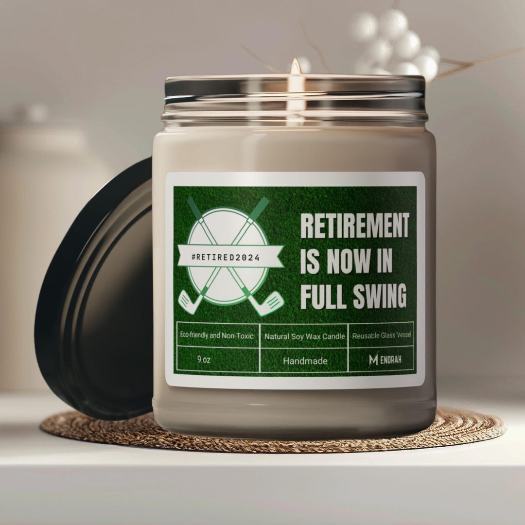 Creative Corporate Retirement Candle Gift, Best Retirement Farewell ...