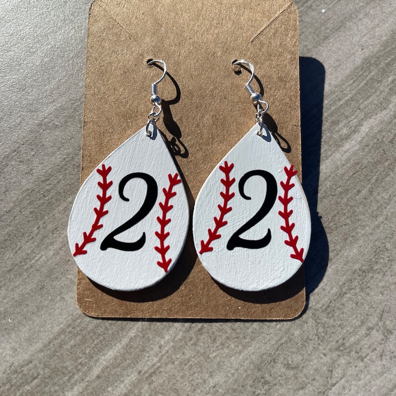 Baseball Earrings - Etsy
