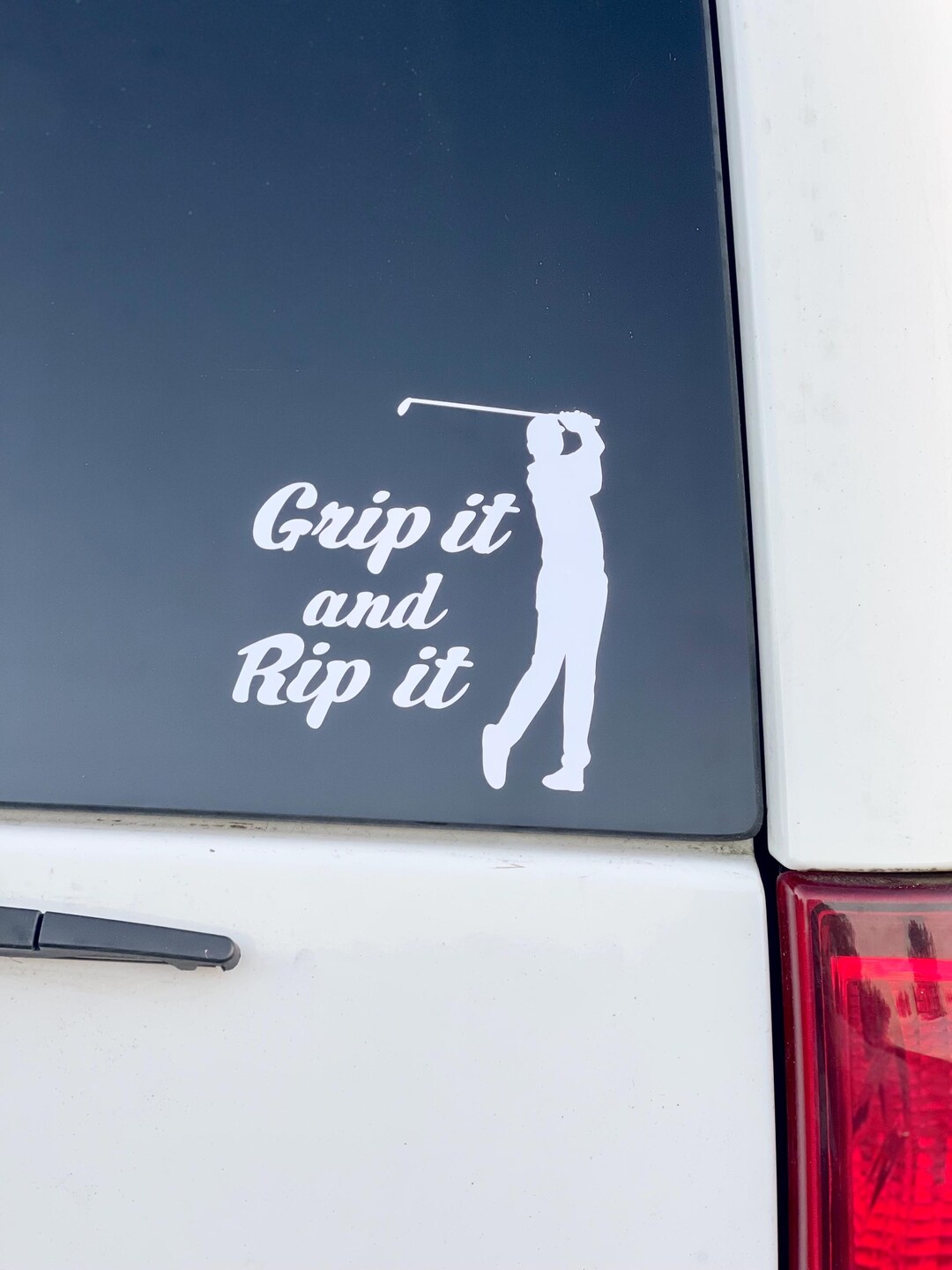 Golf Decal, Golf Car Sticker, Golf Window Decal, Golf Sticker, Golfer ...
