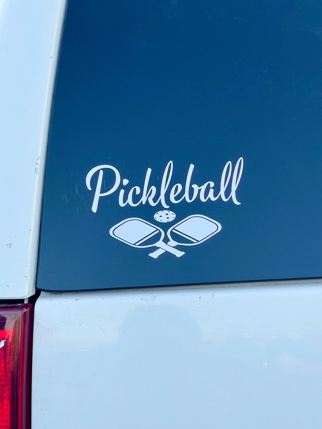 Pickleball Decal, Pickleball Car Decal, Pickleball Window Sticker ...