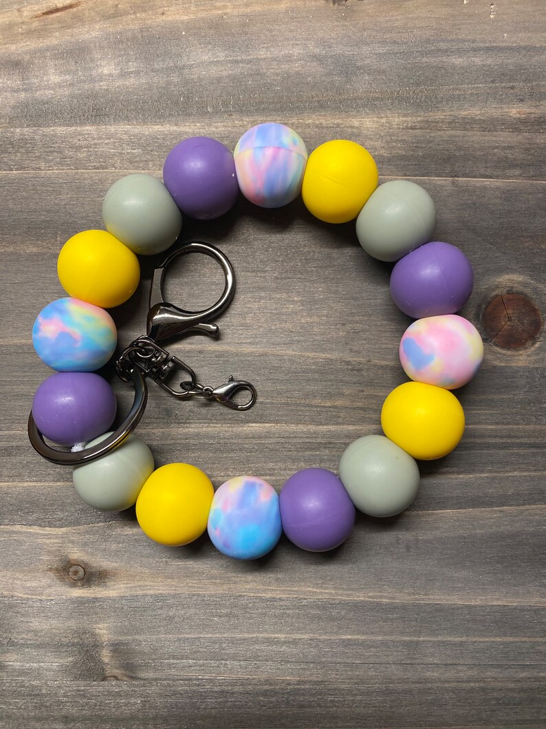 Candy Floss Keychain Wristlets - Etsy