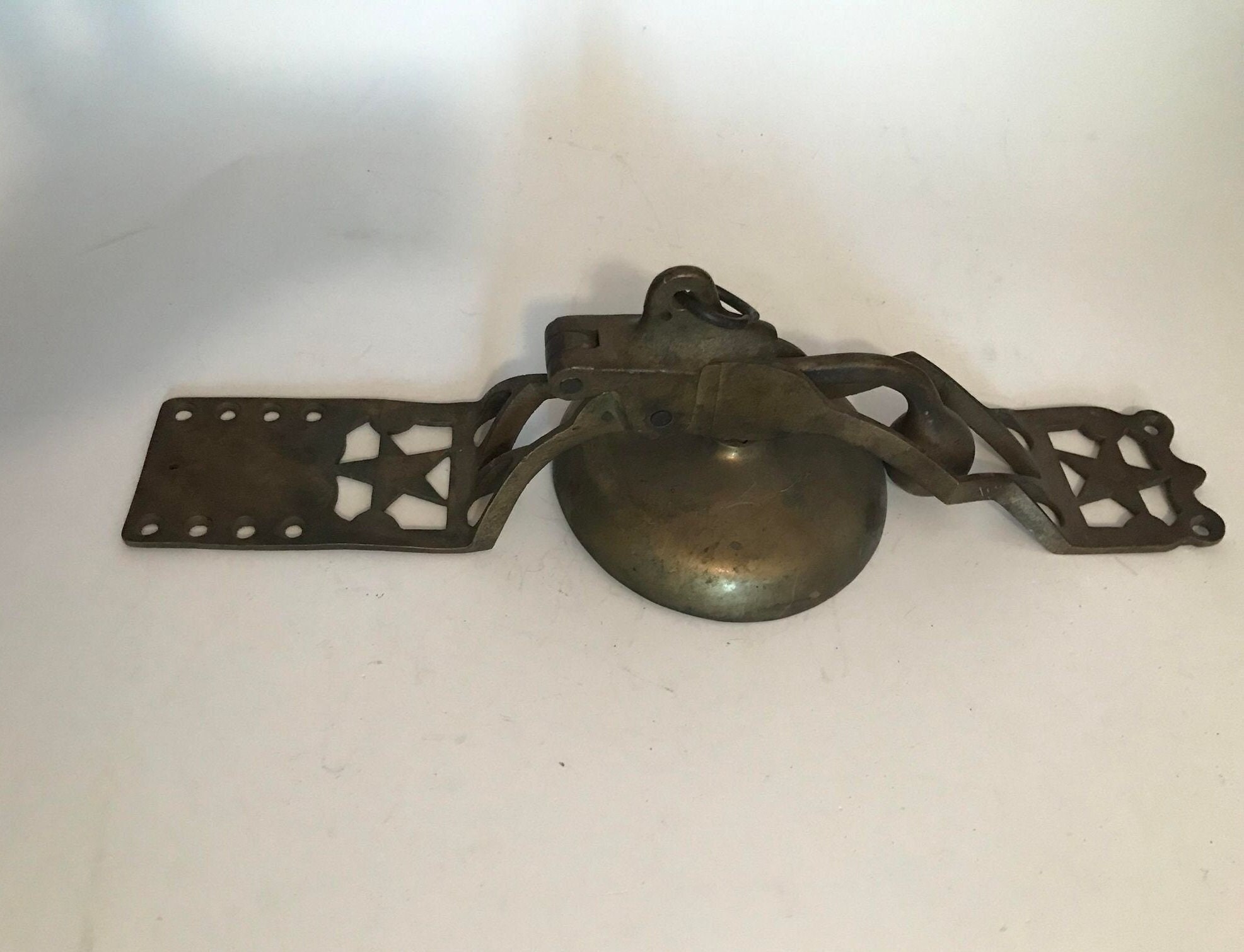 Antique 1900s Cable Car Bell Solid Brass Trolley Bell Star Western - Etsy