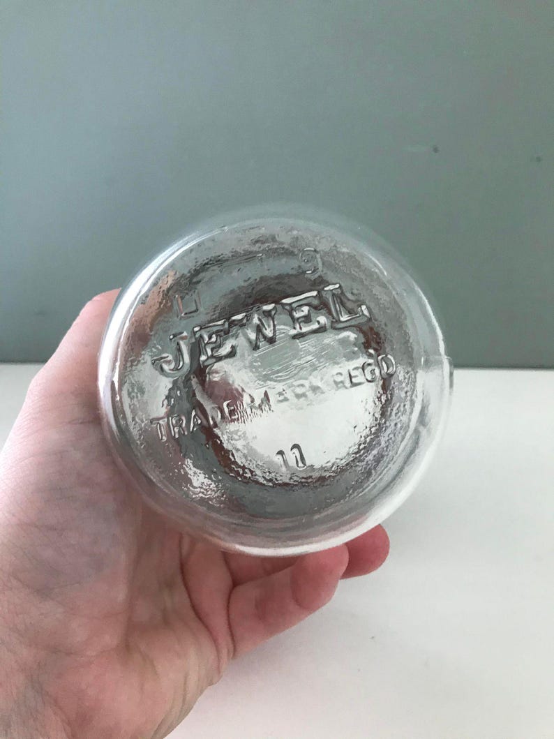 Canadian Jewel 1940s Fruit Glass Pint Jar - Etsy