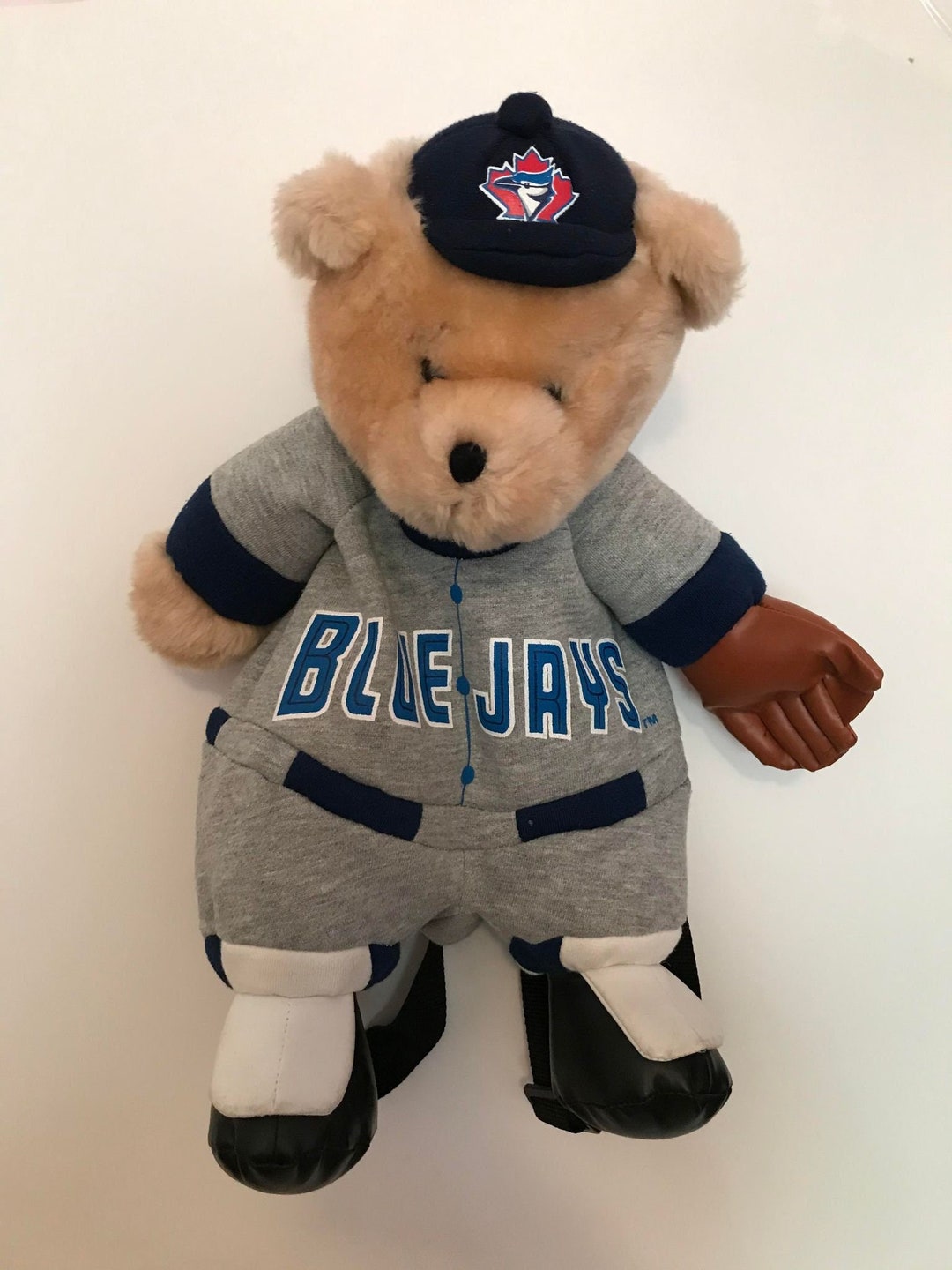 Vintage 1997 MLB Toronto Blue Jays Kids Teddy Bear Backpack Baseball Souvenir - Etsy