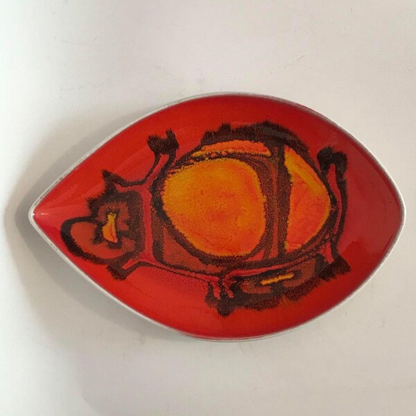 Poole Pottery Delphis Plate - Etsy