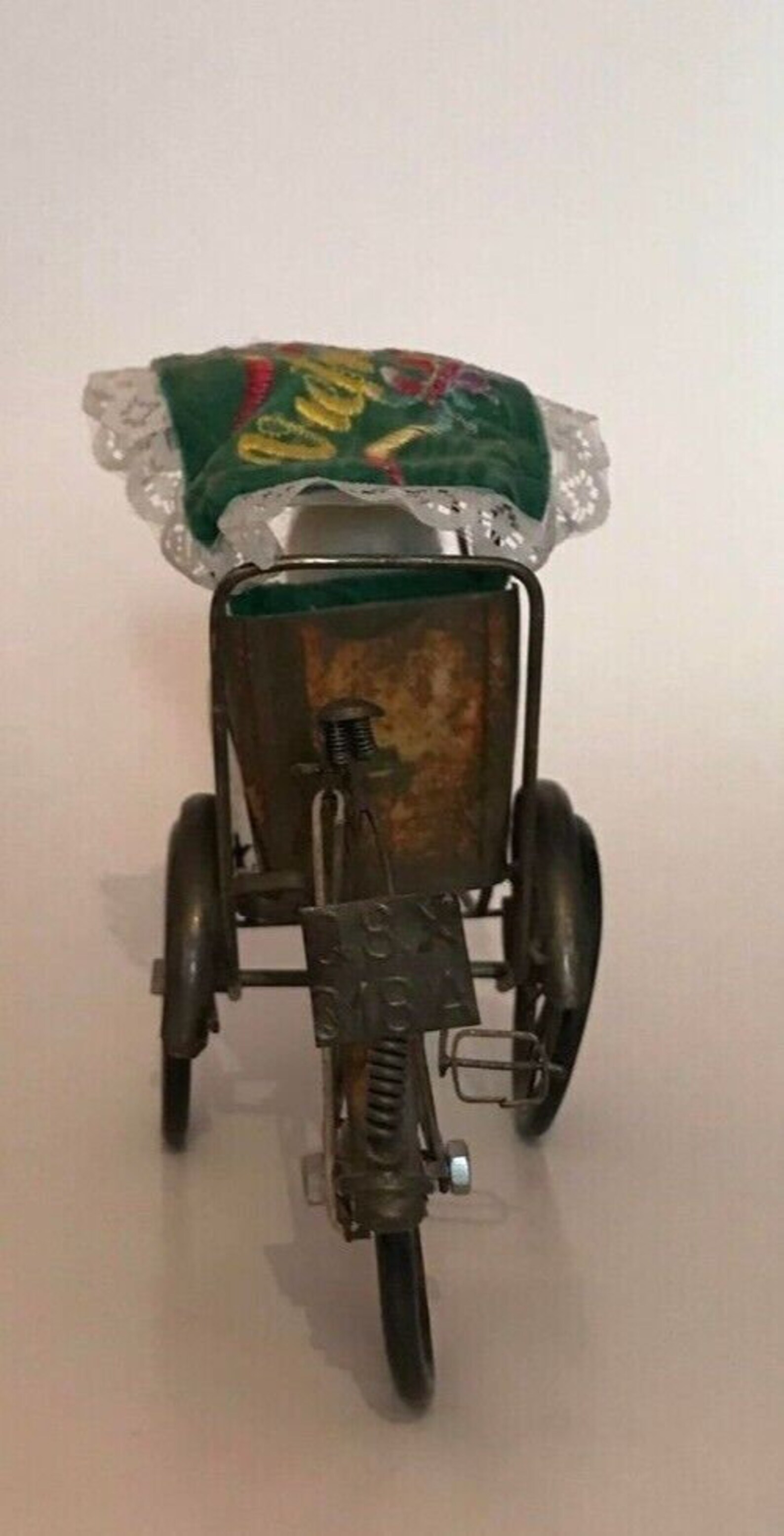 Vietnam Embroidered Metal Rickshaw Tuk Tuk Bicycle Toy Display - Etsy