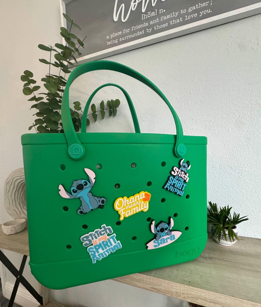 Stitch Bogg Bag Charm: Disney-inspired 3D Printed Tote Accessory - Etsy