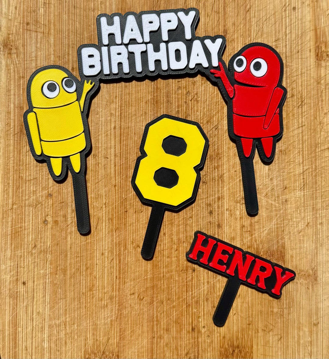 REPO Game Birthday Cake Topper, Custom Name & Age - PC Gamer Birthday ...