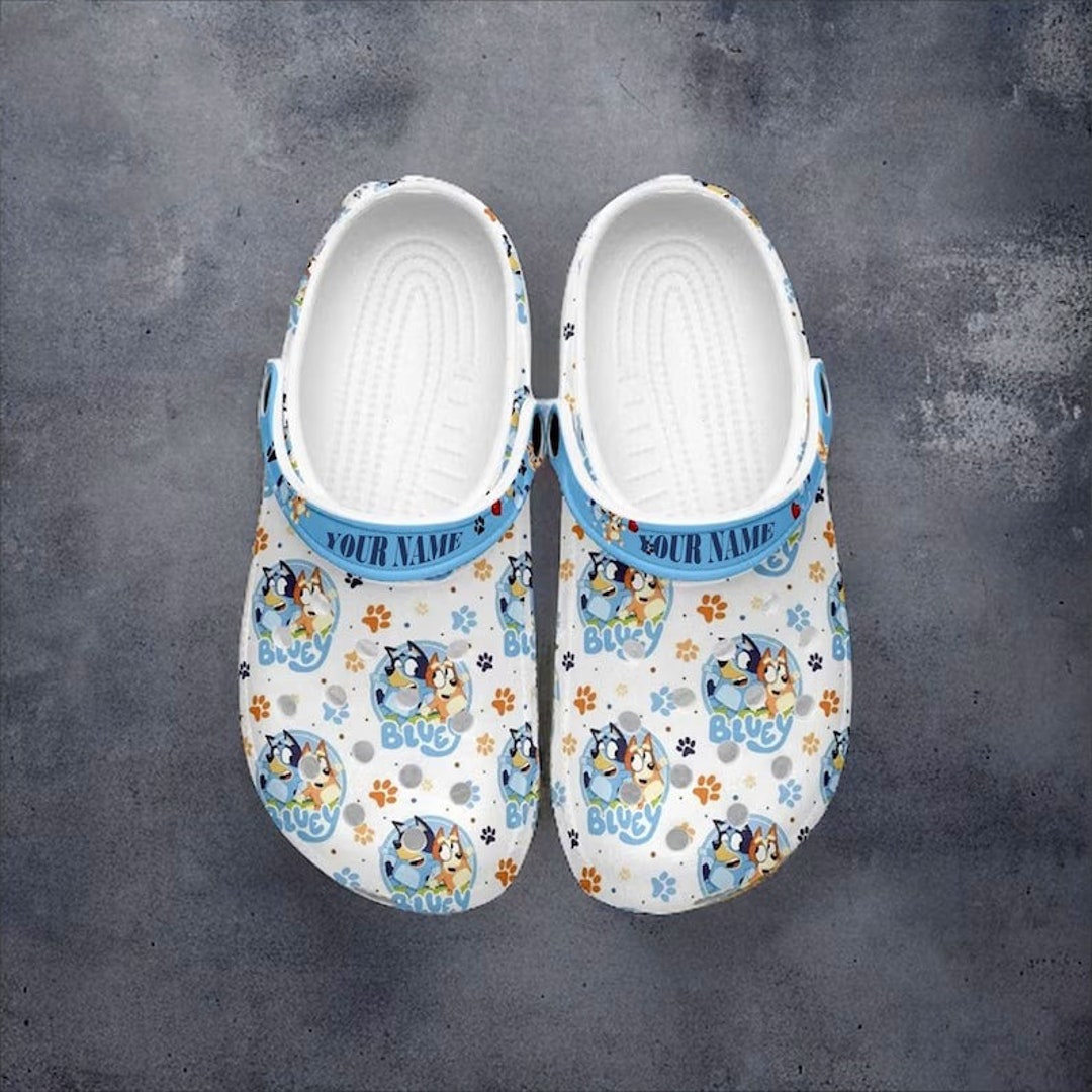 Bluey Clogs Birthday Gift Bluey Family Clogs Bluey Clogs - Etsy