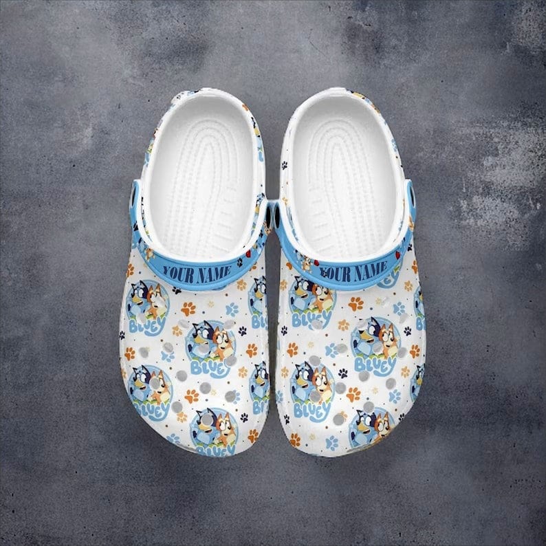 Bluey Clogs Birthday Gift Bluey Family Clogs Bluey Clogs - Etsy