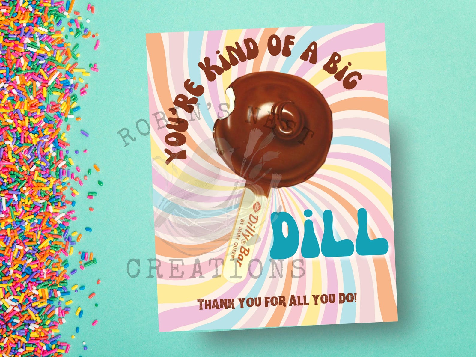 Big Dill Dilly Bar Appreciation Sign Digital Download - Teachers, Staff ...