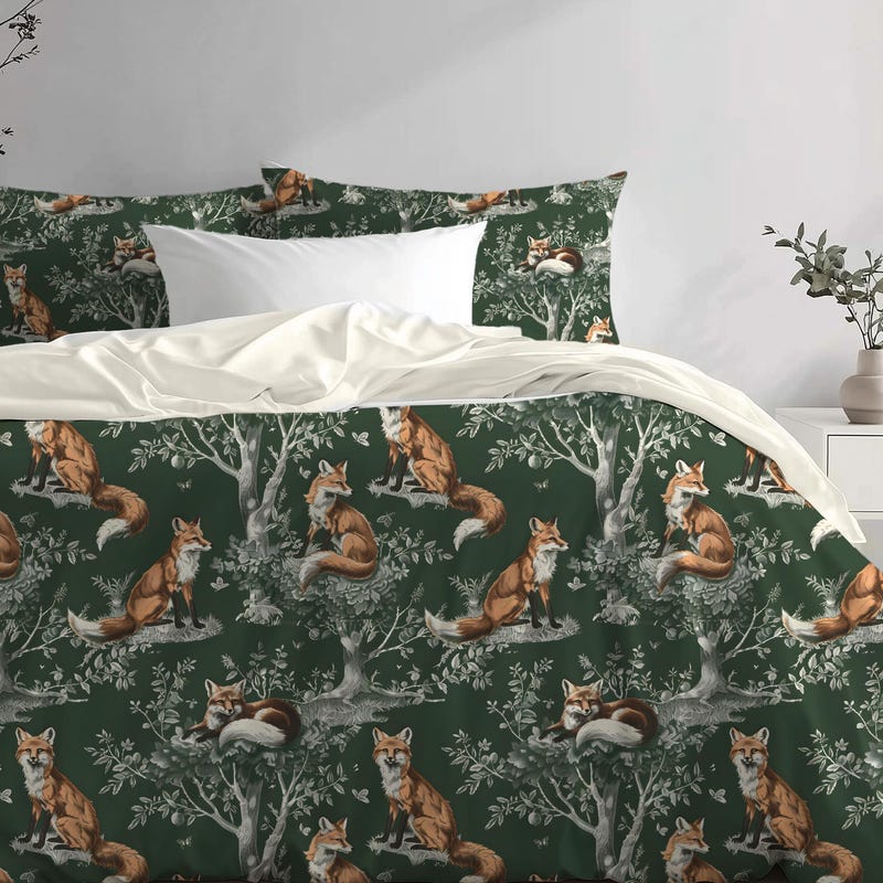 Fox Bedding - Etsy
