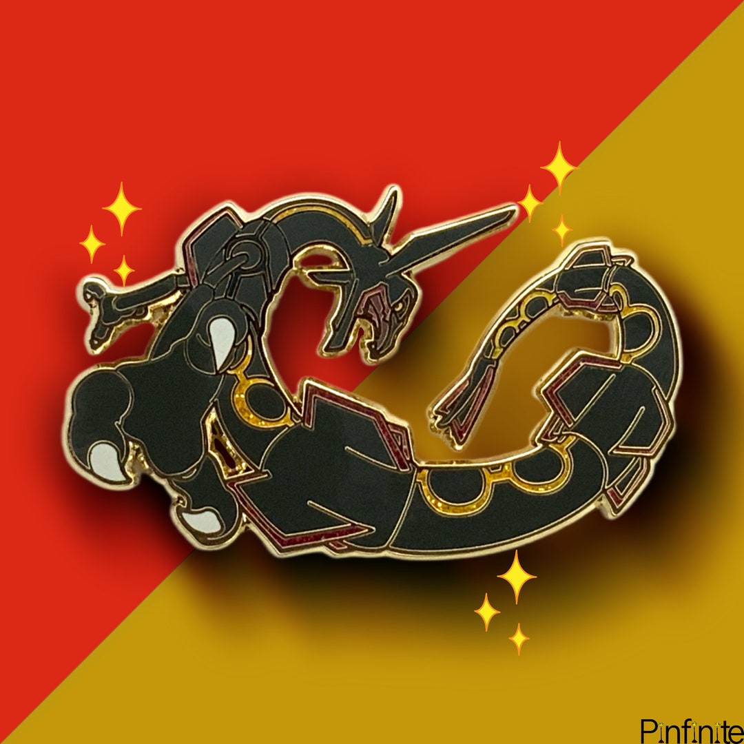 Gold Star Dragon Ray Hard Enamel Pin - Etsy