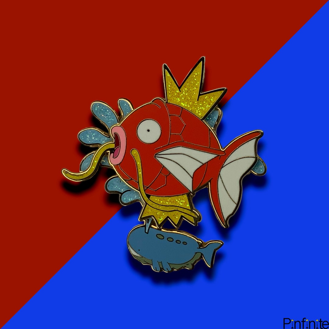 Magikarp & Wailord Spinning Hard Enamel Pin - Etsy