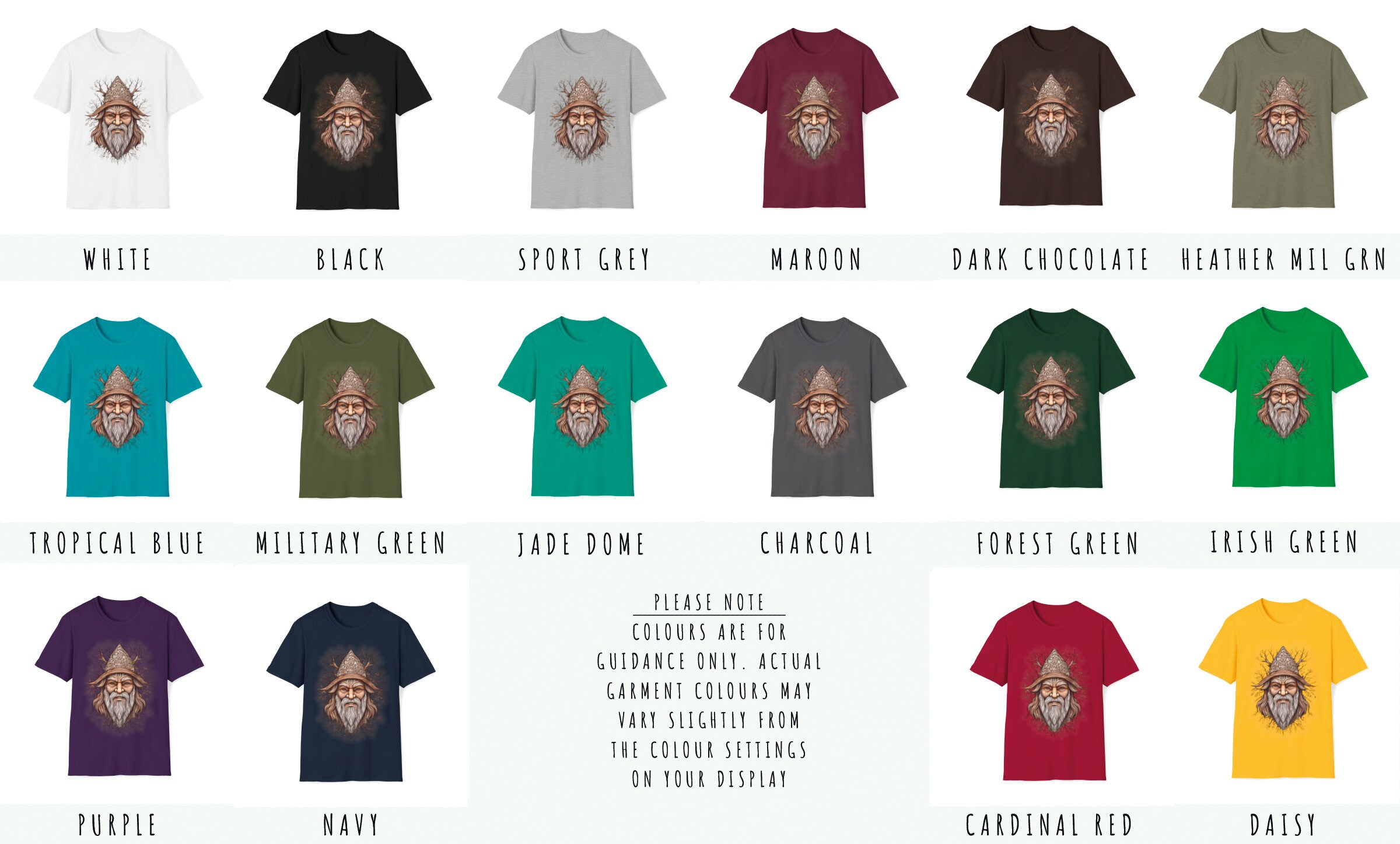 Woodland Tree Wizard - Mythical Art, Magical Print, Legendary Forest ...