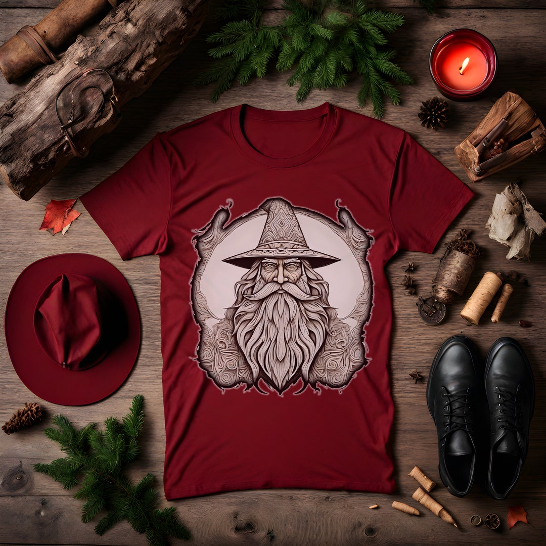 Mythical Forest Wizard - Mandala Style Art - Magical, Legendary ...