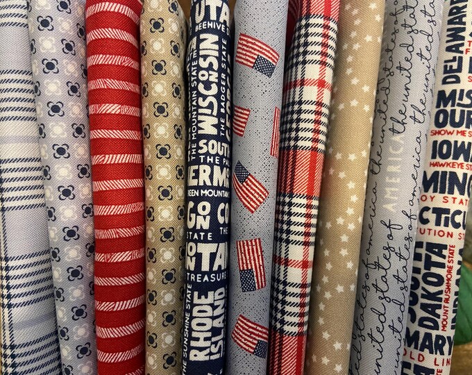 Stateside by Sweetwater for Moda. Bundle of 10 Fat Quarters - Etsy