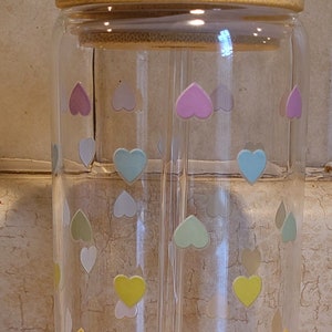 Glass Can Cup With Glass Straw - Etsy