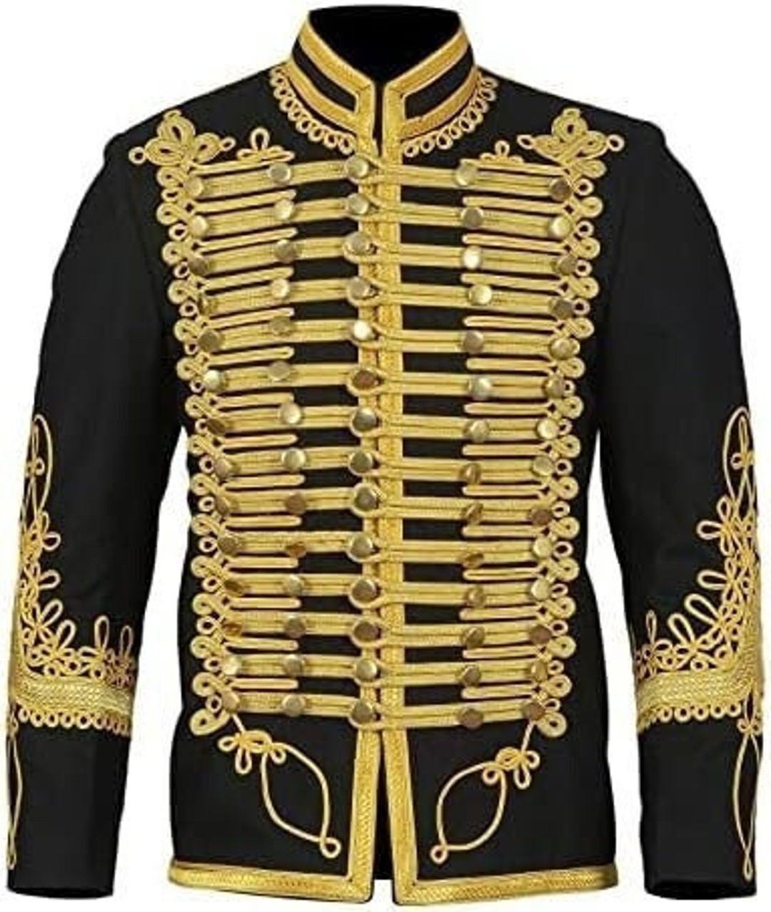 Napoleonic Hussar Uniform Military Style Tunic Pelisse Gold - Etsy ...