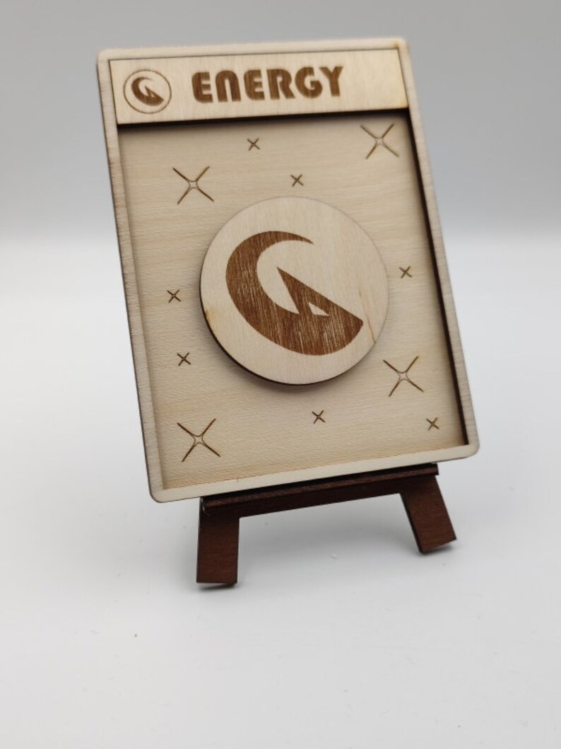 Energy Pokemon TCG Card Svg/ai/dxf | 11 Fan-made Wooden Trading Card ...