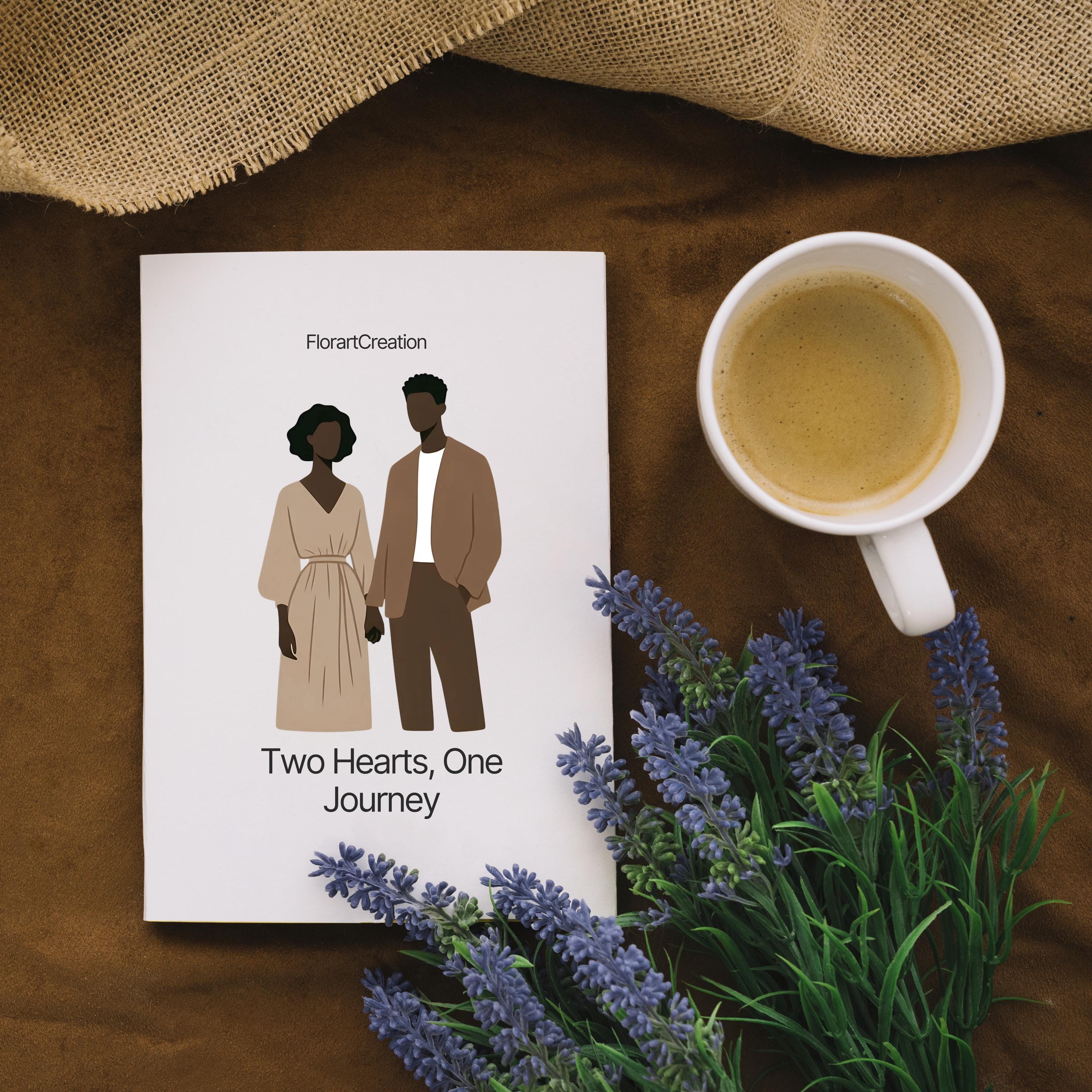 Faceless Black Couple Clipart Bundle: Romantic Illustration (digital ...
