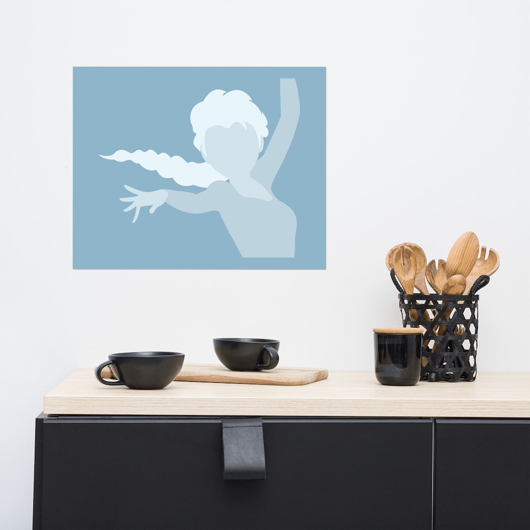 Minimalist Elsa on Poster Design Frozen Disney Gift for Him Christmas ...