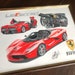 Drawing Ferrari Laferrari, Red Ferrari, Car Drawing, Car Portrait, Hand ...