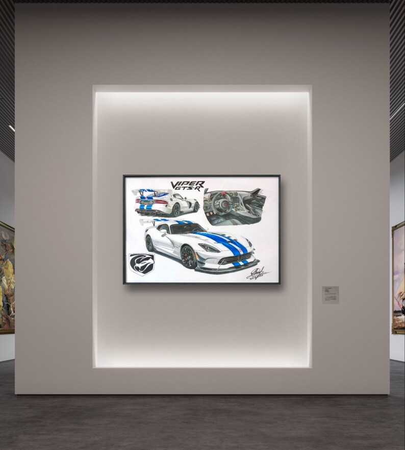 Drawing Dodge Viper, Drawing Viper GTS-R, Drawing Dodge, Viper Pencils ...