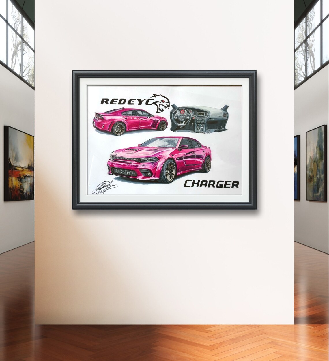 Drawing Dodge Charger Redeye, Dodge Art, Hand Drawing, Car Skatch ...